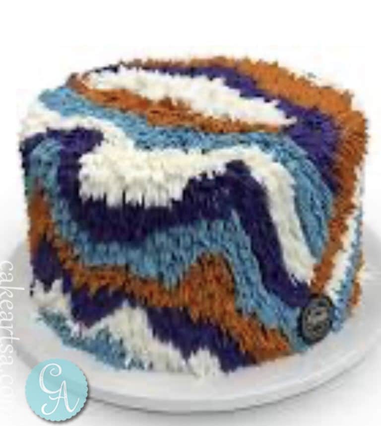 Shag Buttercream Cake - cakeartsa.com